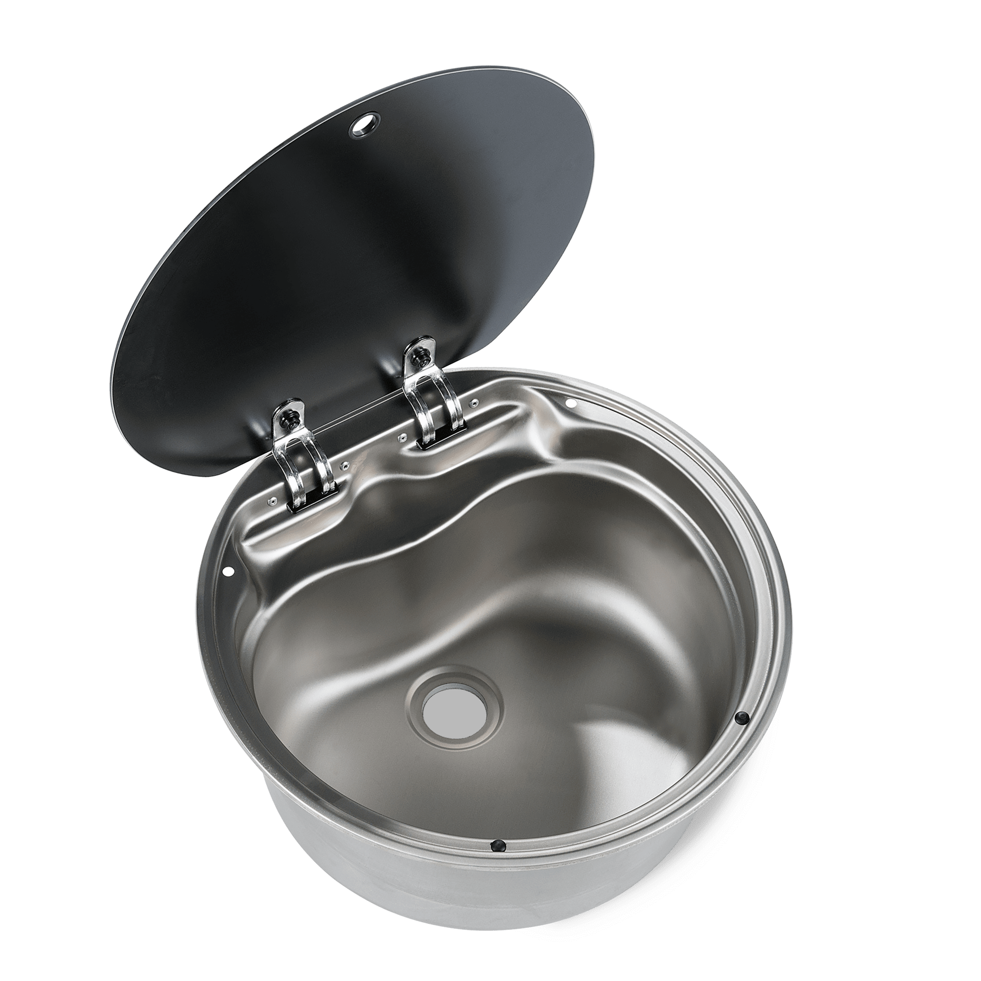 Dometic VA7000 Series - Round Stainless Steel Sink w/o Faucet Hole ...